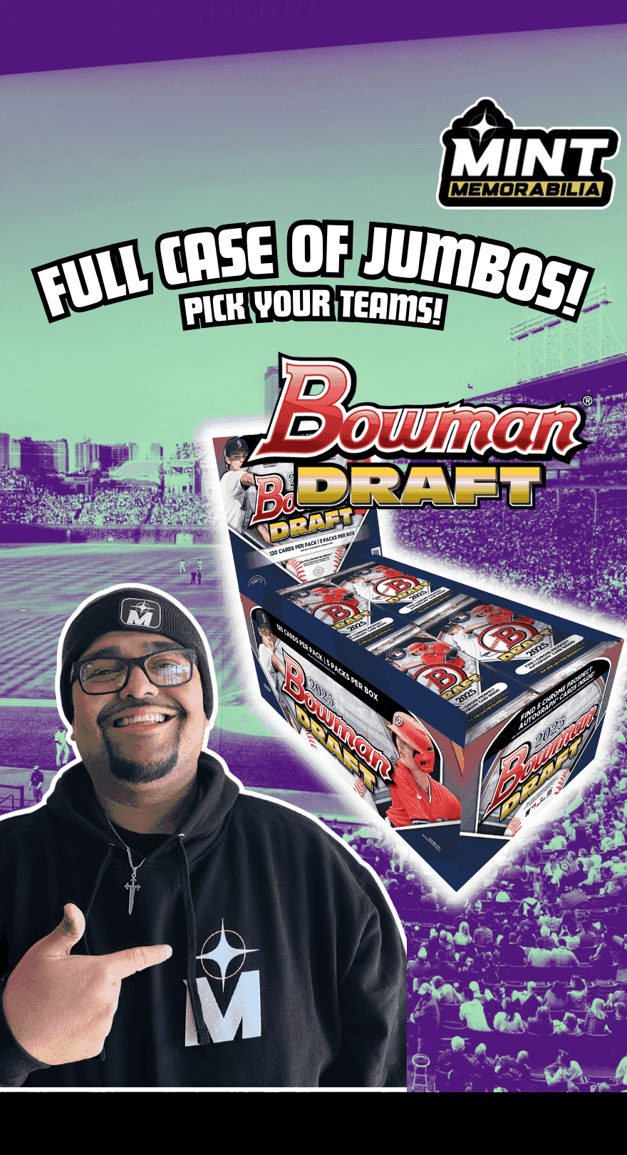 Mint Memorabilia - BOWMAN DRAFT BREAKERS DELIGHT FULL CASE BREAK! on ...