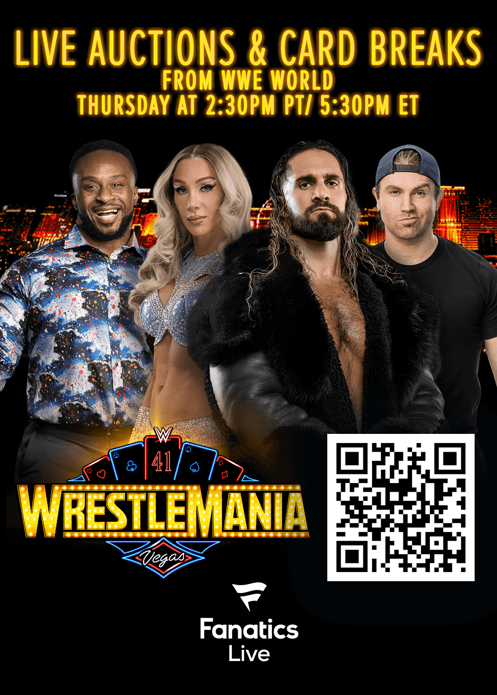 WWE Replay - SETH ROLLINS & CHARLOTTE FLAIR: WRESTLEMANIA 41 THURSDAY ...