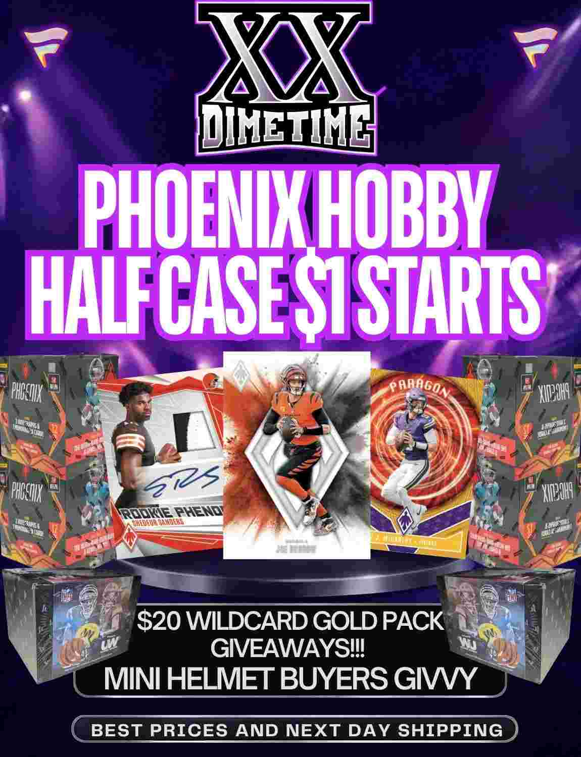 Dimetime Sportscards - PHOENIX HOBBY HALF CASE RANDOM TEAM $1 STARTS on ...