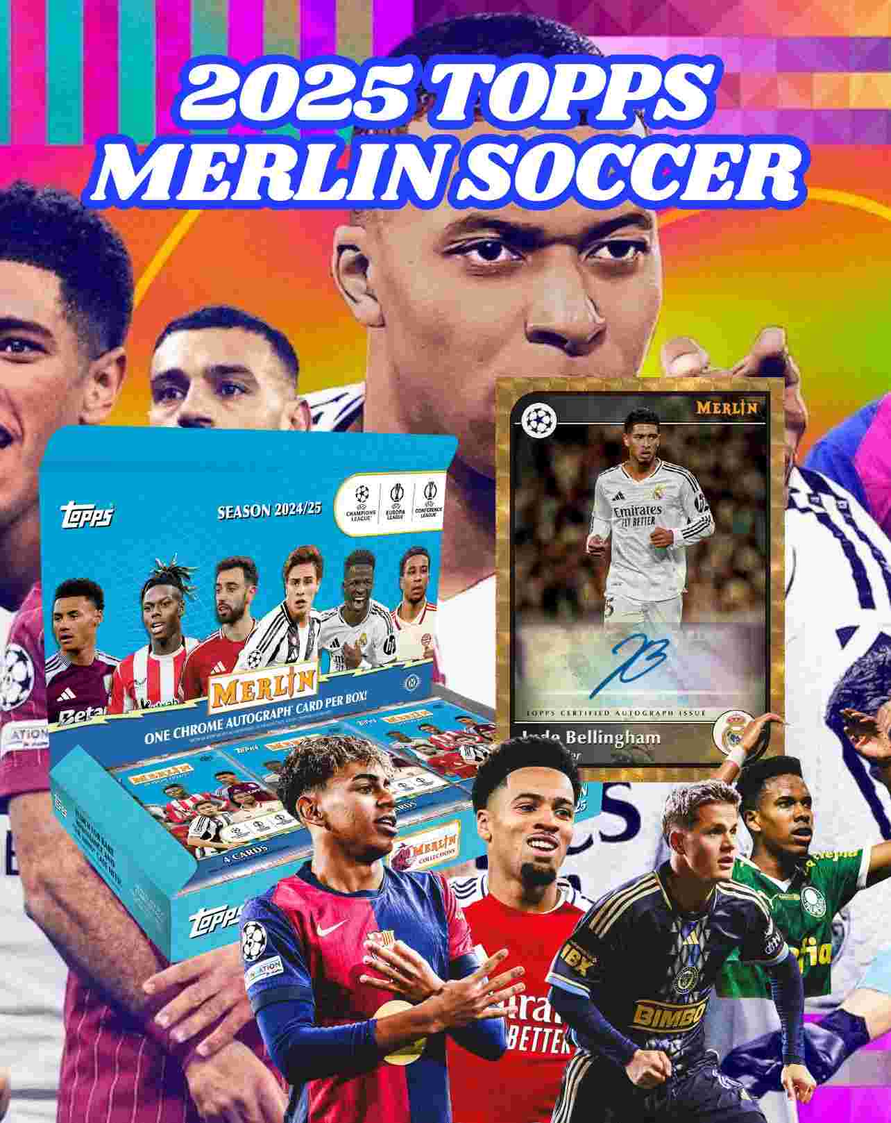 Coach Chris Cards - 2025 TOPPS CHROME MERLIN UCC W/ JONAH! on Fanatics Live