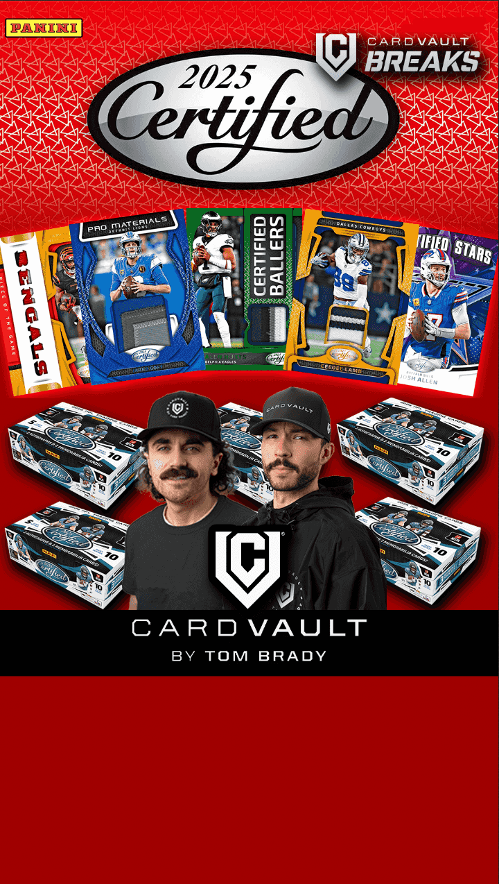 CardVault Breaks - CERTIFIED FOOTBALL ALL NIGHT on Fanatics Live