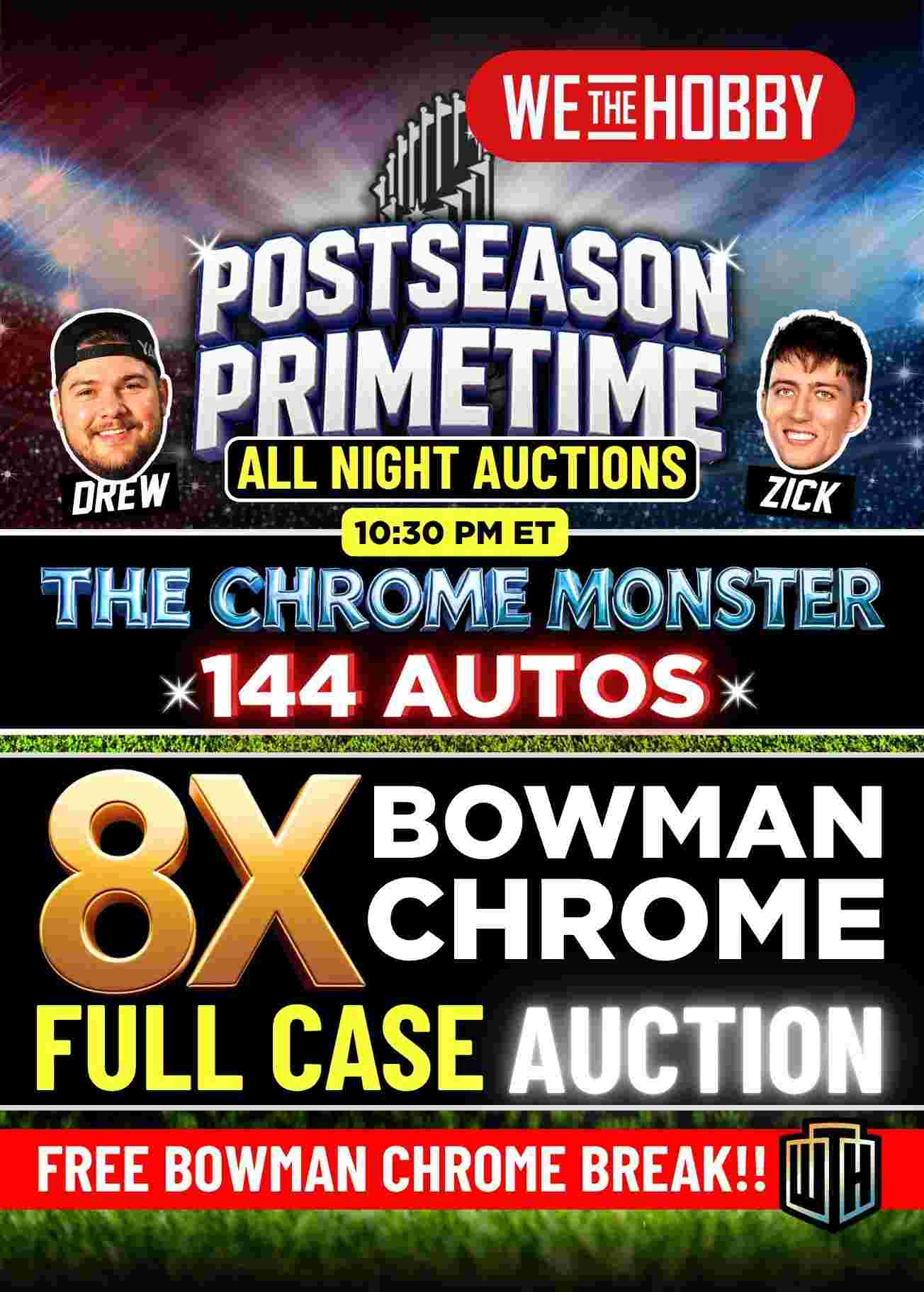 WeTheHobby - CHROME MONSTERS IN PRIMETIME.🍿🎬 on Fanatics Live