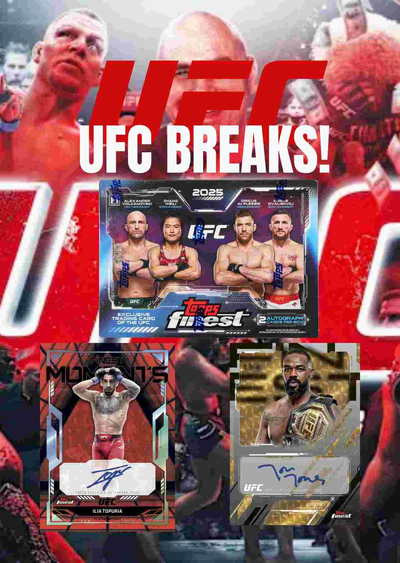 Coach Chris Cards - SINGLE DIGITS! - 2025 TOPPS UFC FINEST W/ JONAH! on ...