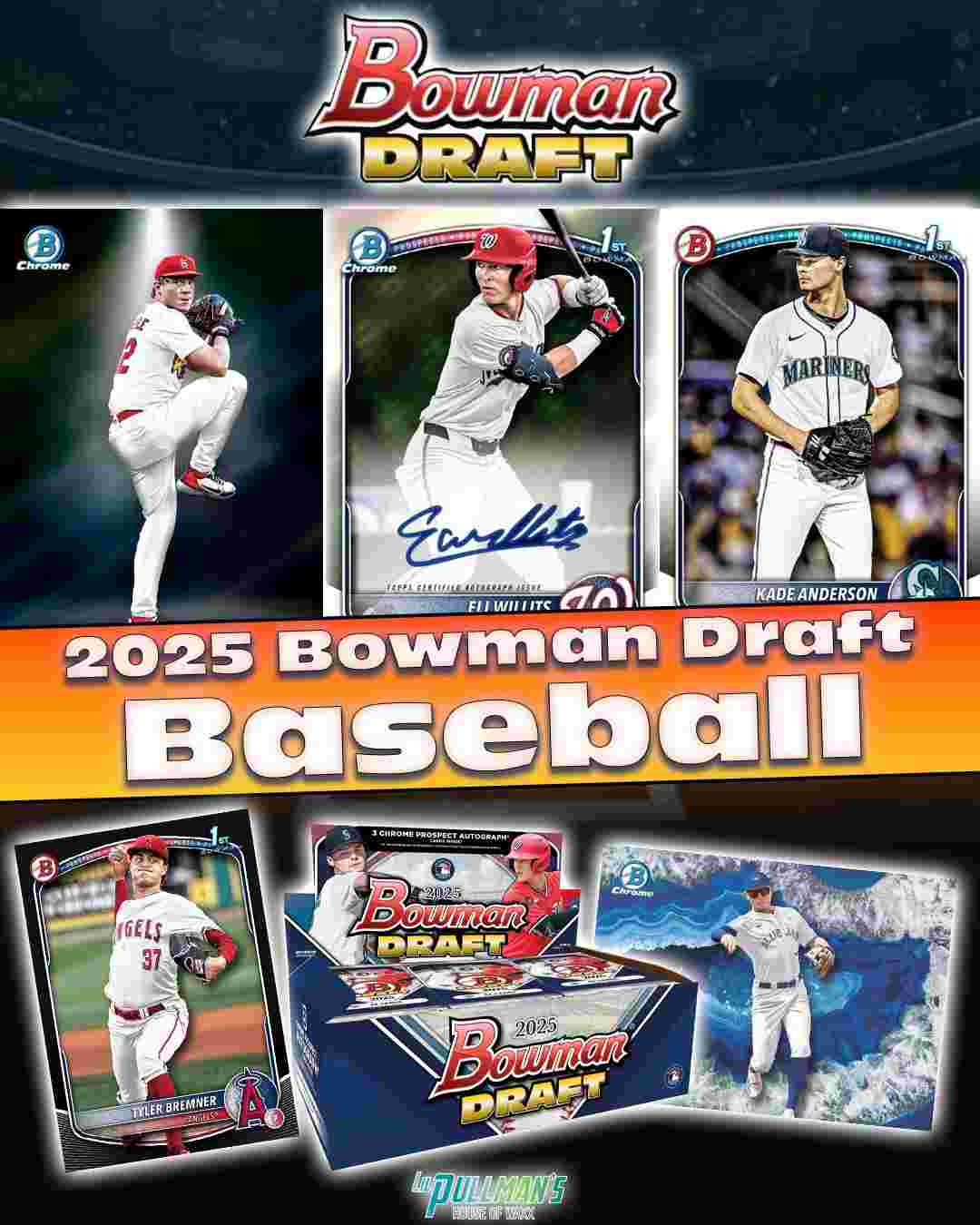 LilPullman - 🔥MASSIVE 2025 BOWMAN DRAFT BREAKS AT $1 + PYT🔥 on Fanatics ...