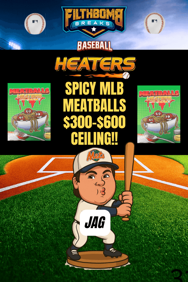 Filthbomb Breaks - BASEBALL MEATBALLS WITH JAGGER!!! on Fanatics Live