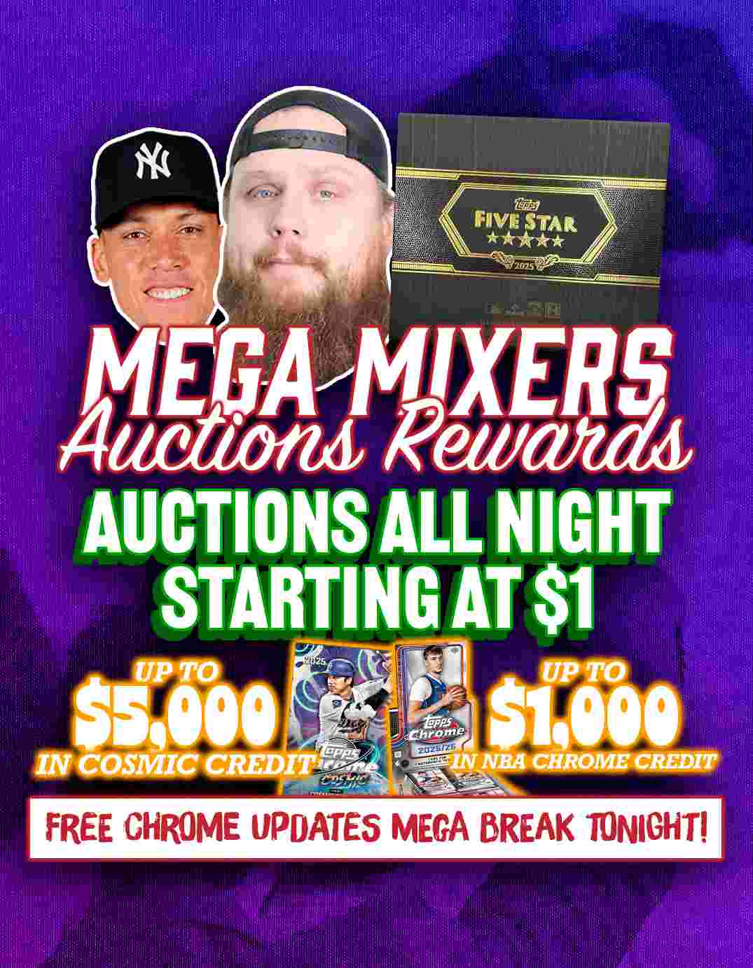 Layton Sports Cards - MEGA MIXER AUCTIONS REWARDS on Fanatics Live