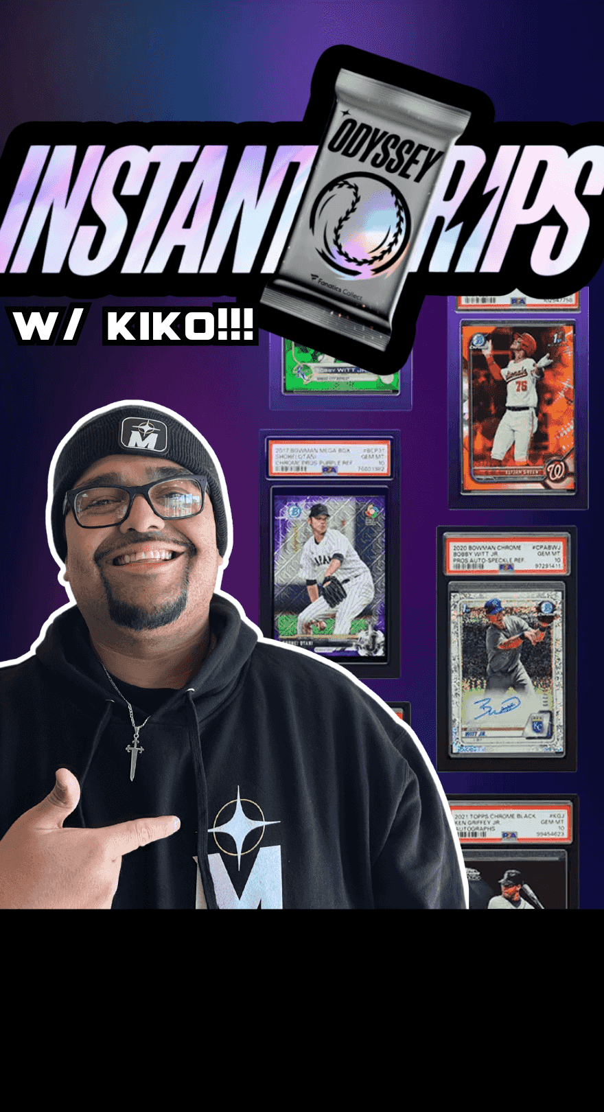 Mint Memorabilia - PYT's & Instant Rips w/ Kiko on Fanatics Live
