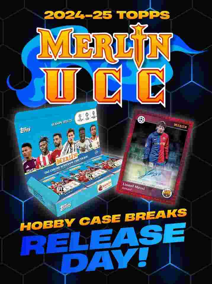 LMS Box Breaks - 2024/25 TOPPS CHROME MERLIN HOBBY CASE BREAKS ...