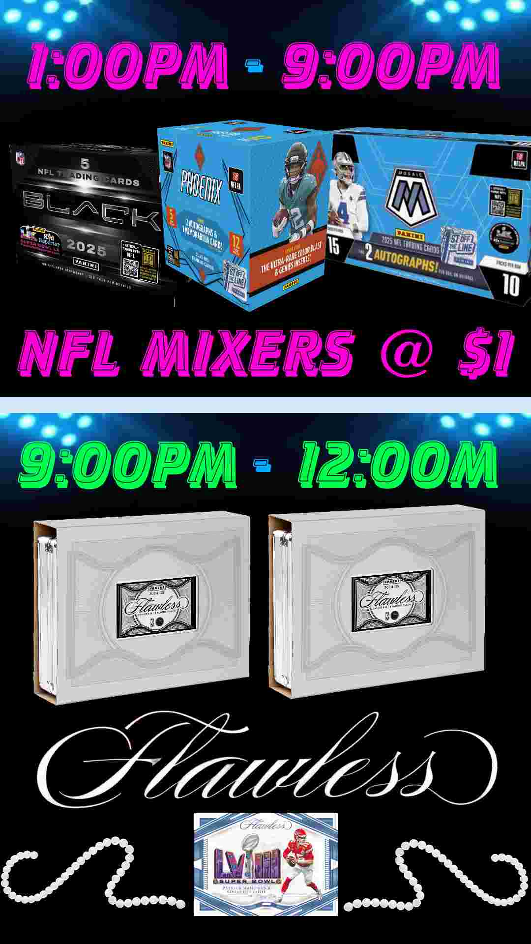 mysterybreaks - NFL 25' IMPECCABLE AND BLACK @ $1 on Fanatics Live
