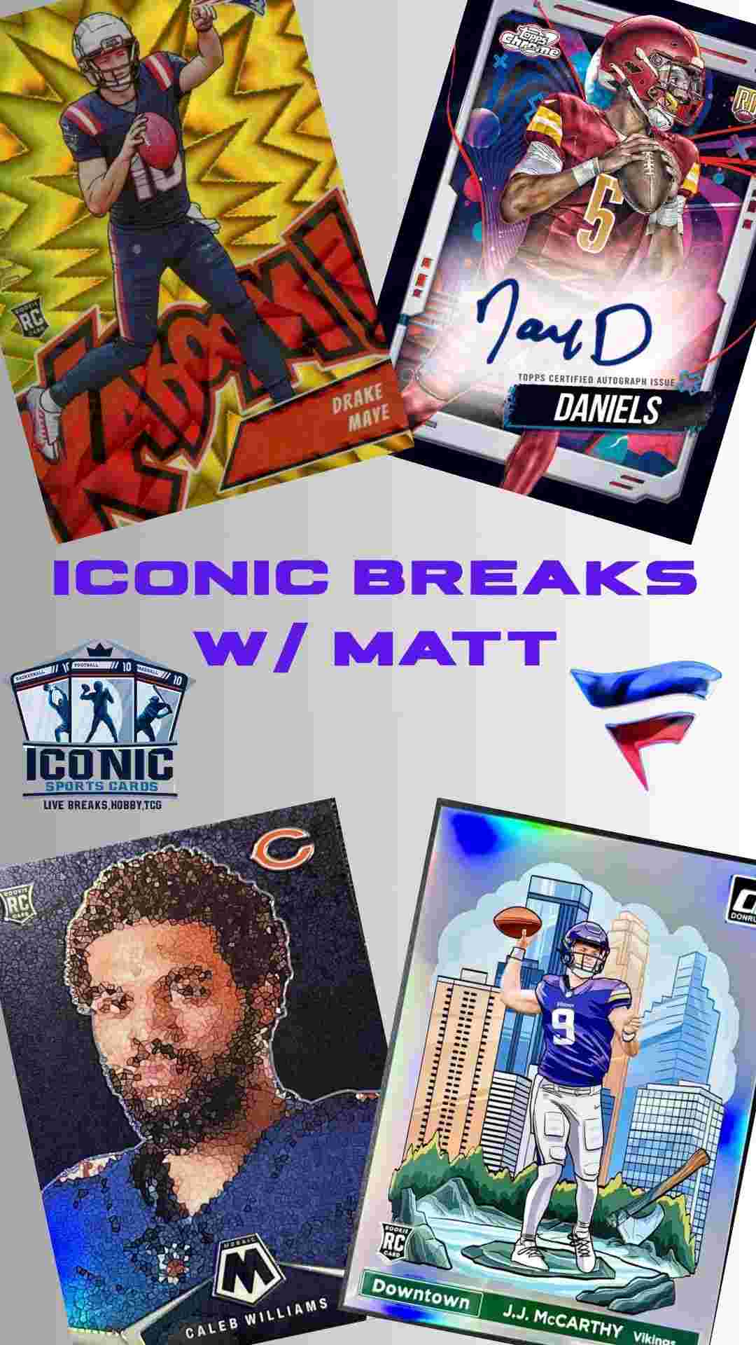 Iconic Sports Cards - Wednesday Football w/Matt on Fanatics Live