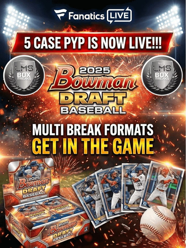 LMS Box Breaks - MAKE OFFERS! FRESH 1/2 CASE BOWMAN DRAFT HOBBY JUMBO ...