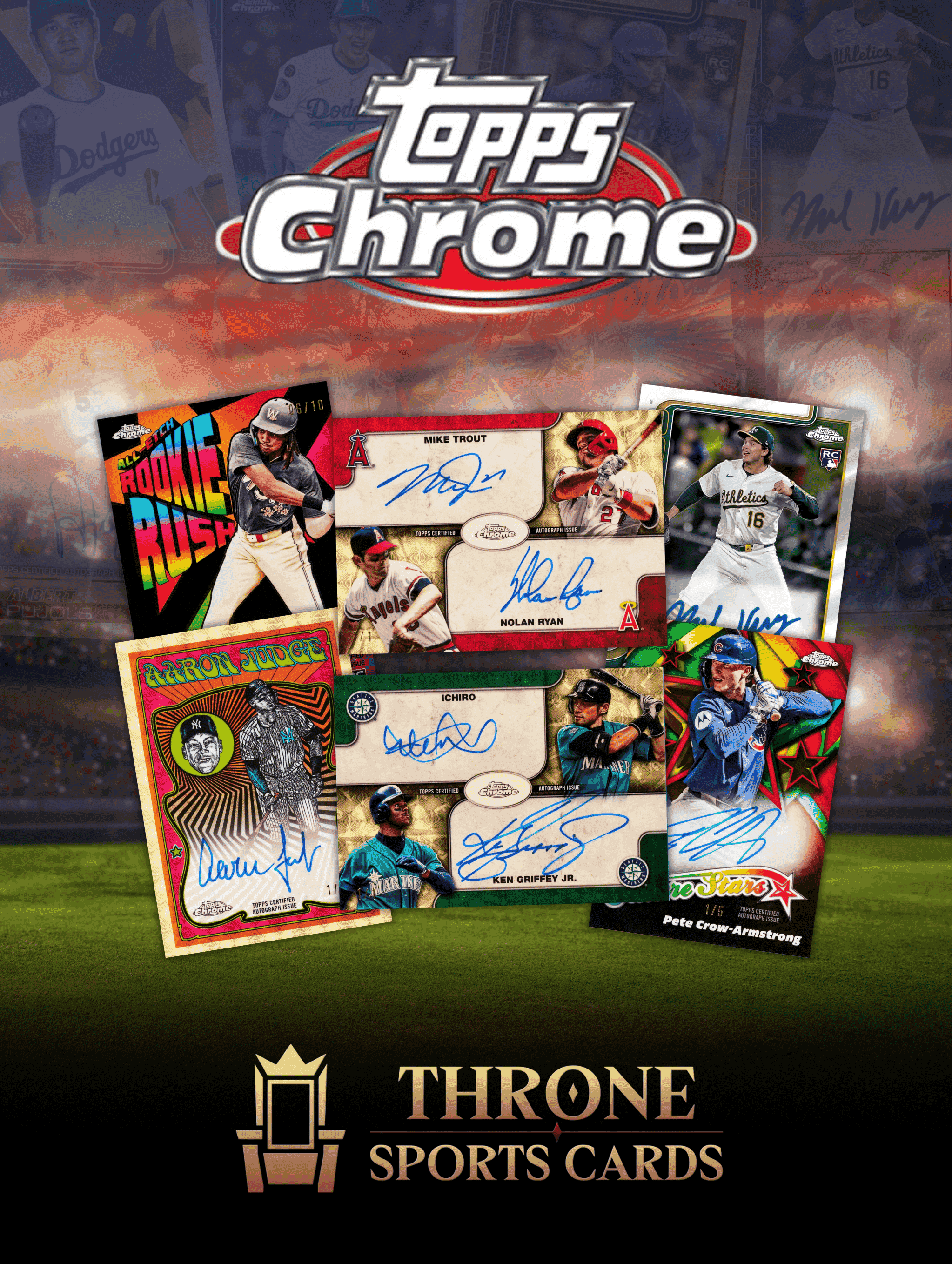 Throne Sports Cards - *TEAMS LIVE* TOPPS CHROME RELEASE DAY PYTS ...
