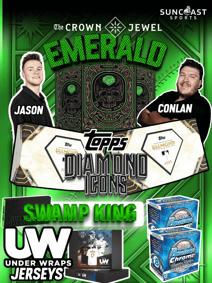Suncoast Sports - DIAMOND ICONS, CROWN JEWELS, BOWMAN CHROME, SWAMP ...