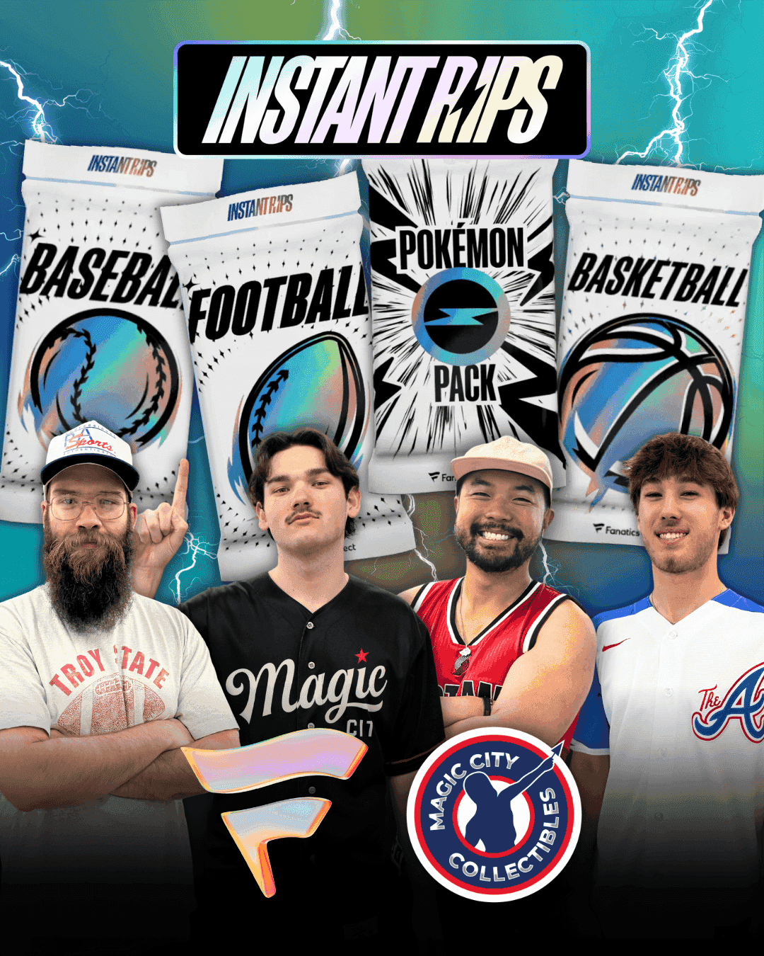 Magic City - SPORTS & POKEMON INSTANT RIPS - FREE Break Credit Givvy ...
