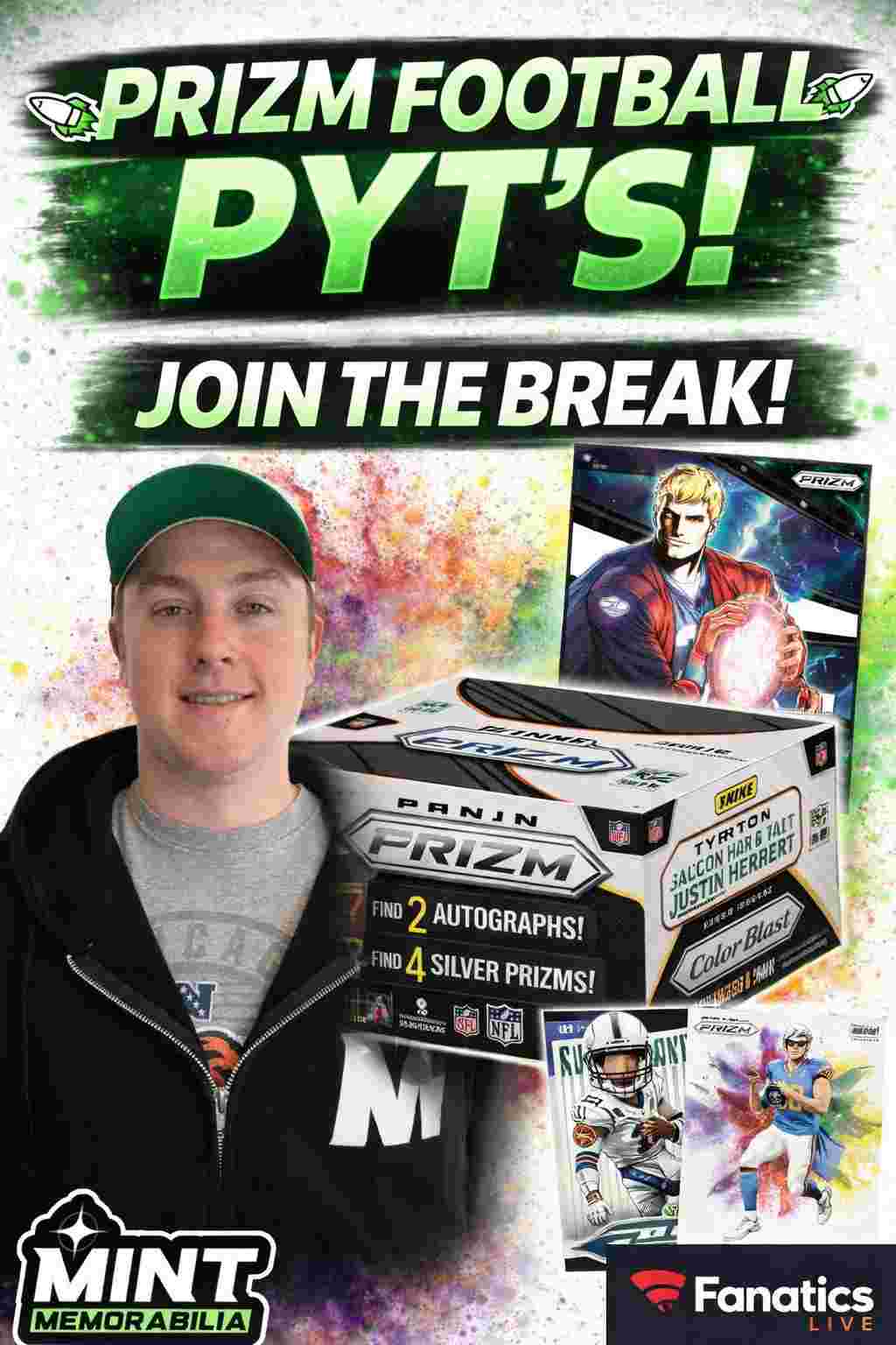 Mint Memorabilia - FOOTBALL BREAKS W/ DAN! on Fanatics Live