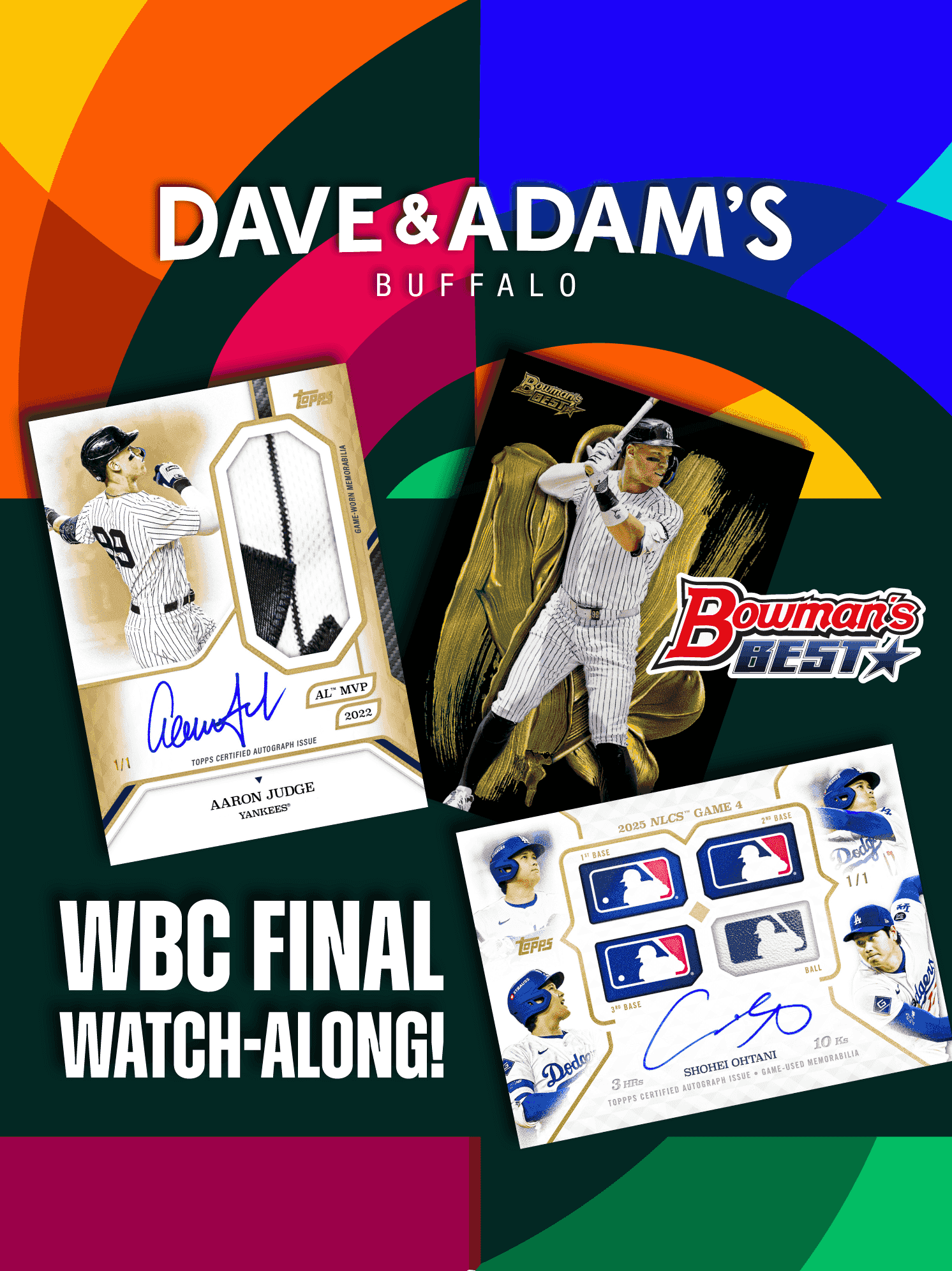 Dave & Adam's - WBC Final Watch-Along Stream! Ohtani & Judge MVP ...