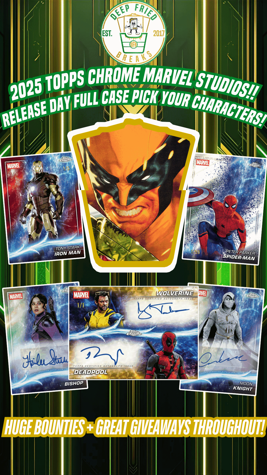 Deep Fried Breaks - 2025 TOPPS CHROME MARVEL STUDIOS! RELEASE DAY FULL ...