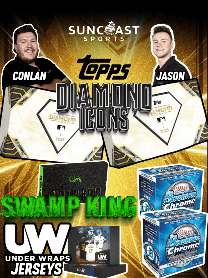 Suncoast Sports - DIAMOND ICONS, SWAMP KING, BOWMAN CHROME W/ CONLAN ...