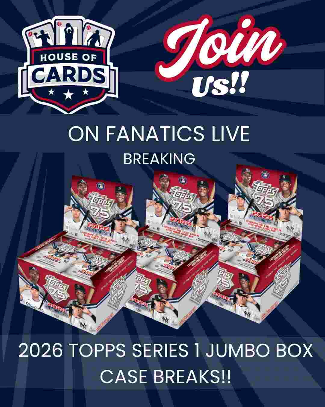 House of Cards NOLA - Topps Series 1 Case Breaks & Museum Baseball Case ...