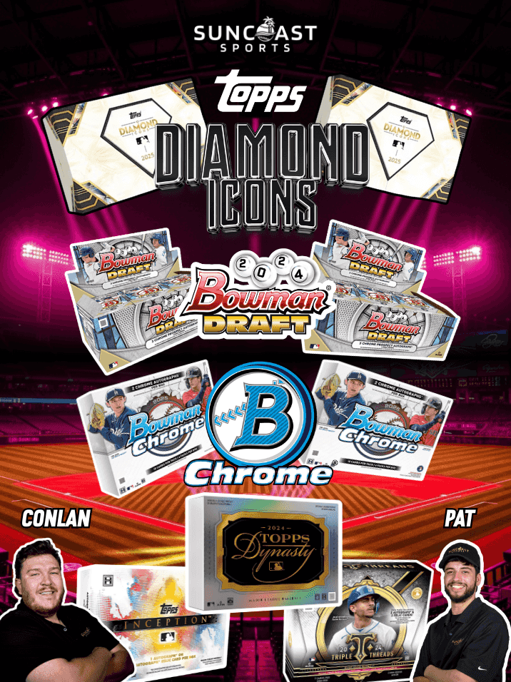 Suncoast Sports - '24 BOWMAN DRAFT, DYNASTY, DIAMOND ICONS, INCEPTION W ...