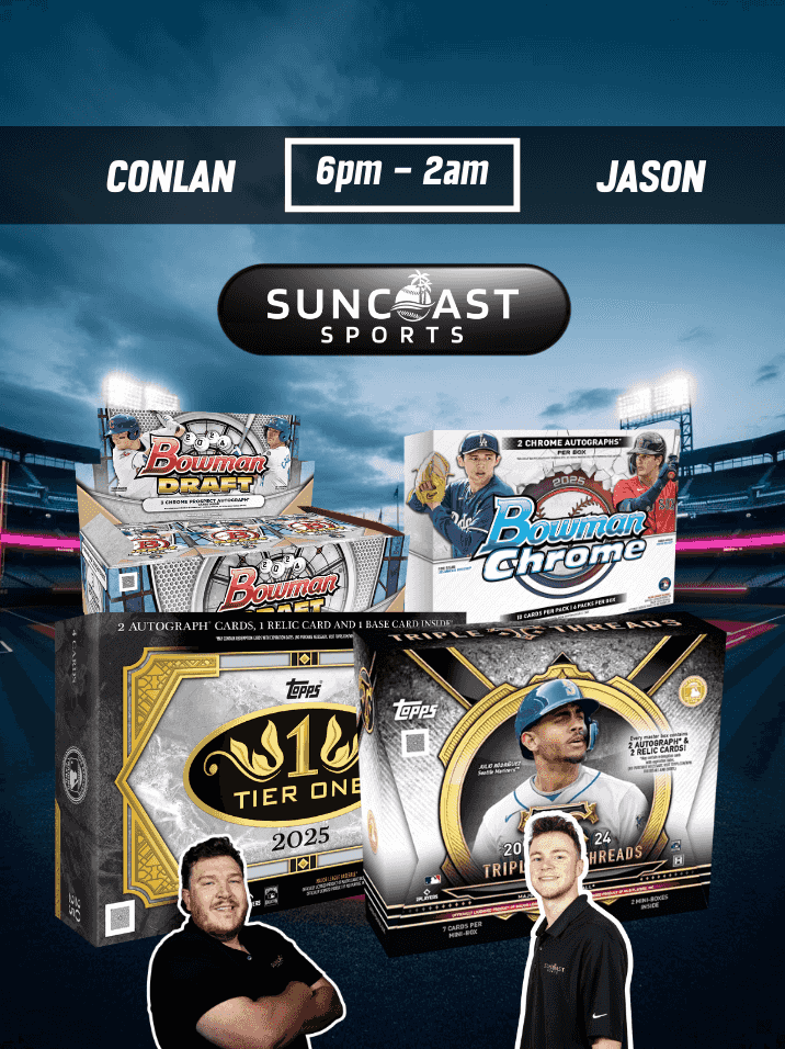 Suncoast Sports - ‘24 BOWMAN DRAFT, BOWMAN CHROME, TIER ONE W/ CONLAN ...
