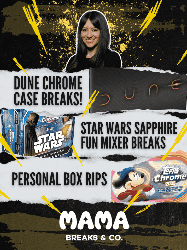 Mama Breaks - STAR WARS CHROME SAPPHIRE/CHROME MIXERS on Fanatics Live