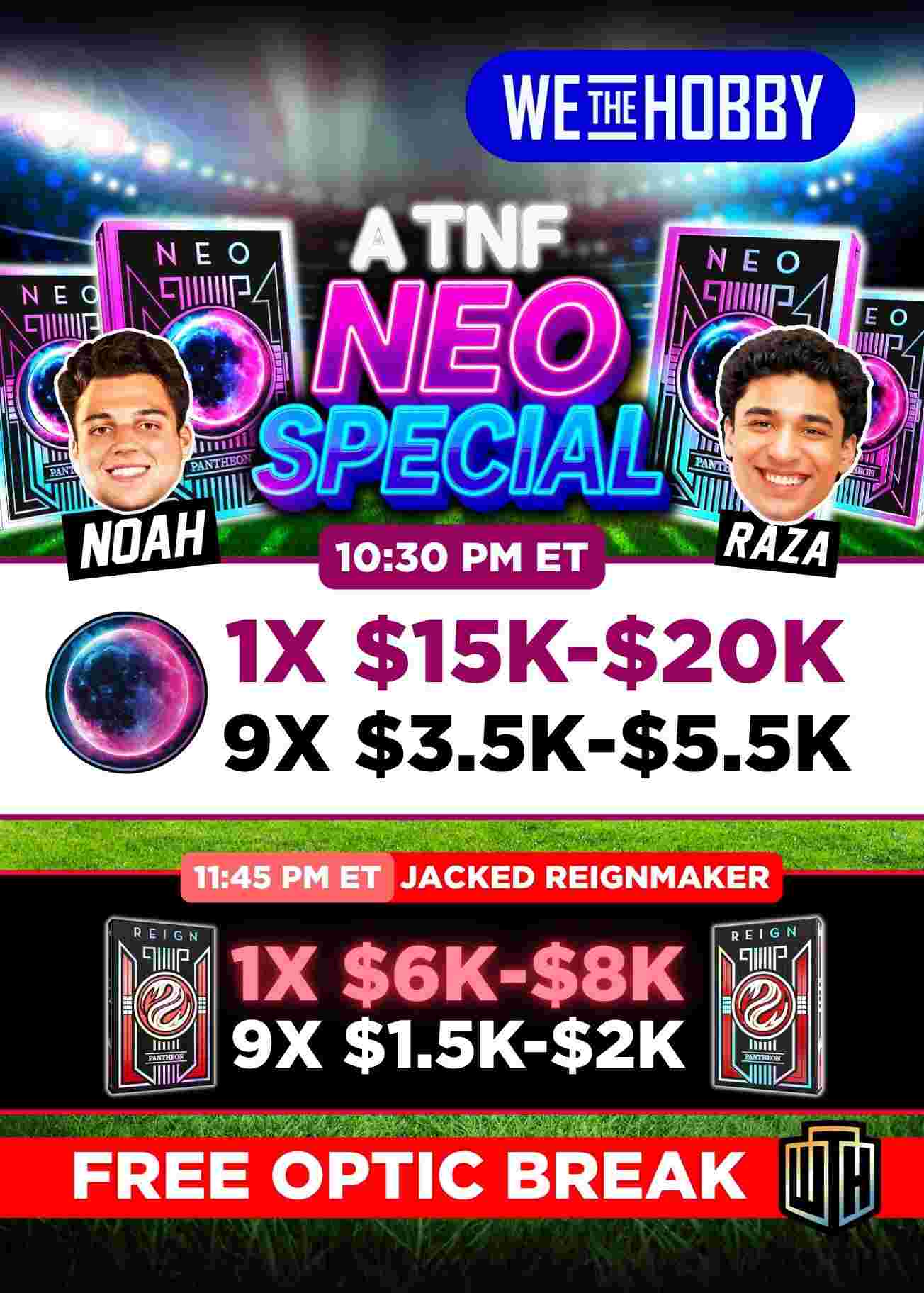 WeTheHobby - A TNF NEO MOVIE!!🍿🎬 on Fanatics Live