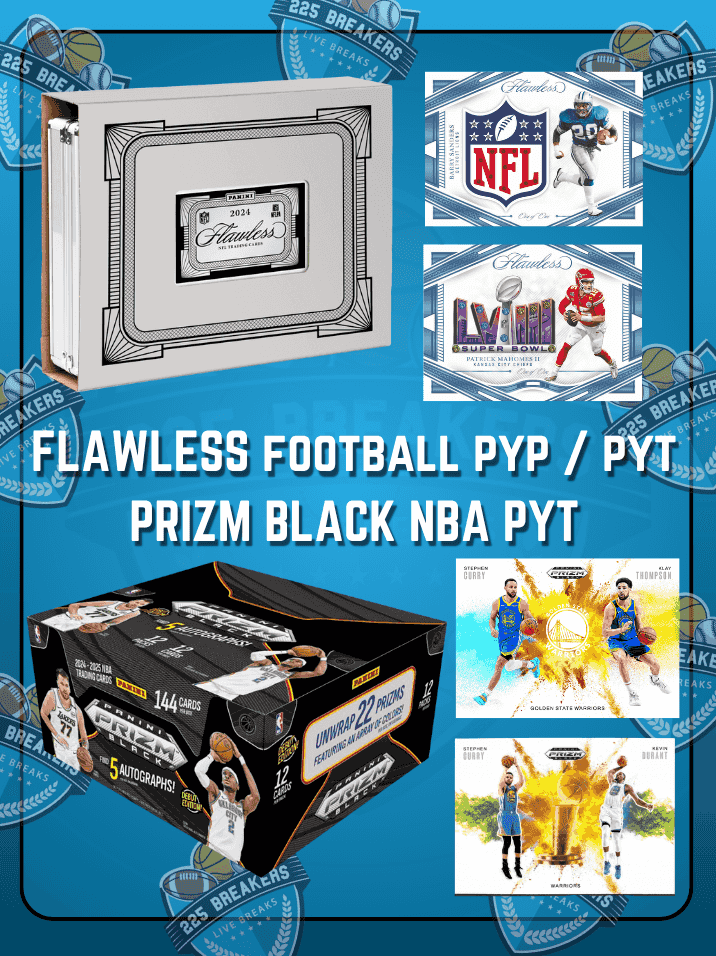 225 Breakers - FLAWLESS FOOTBALL DUAL CASE PYT / PANINI BLACK ...