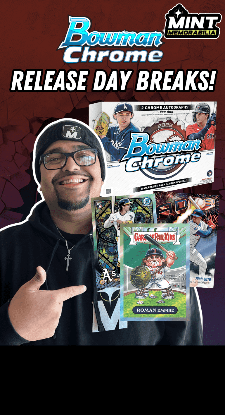 Mint Memorabilia - Chrome Rips Because We Are HOT!!!! on Fanatics Live