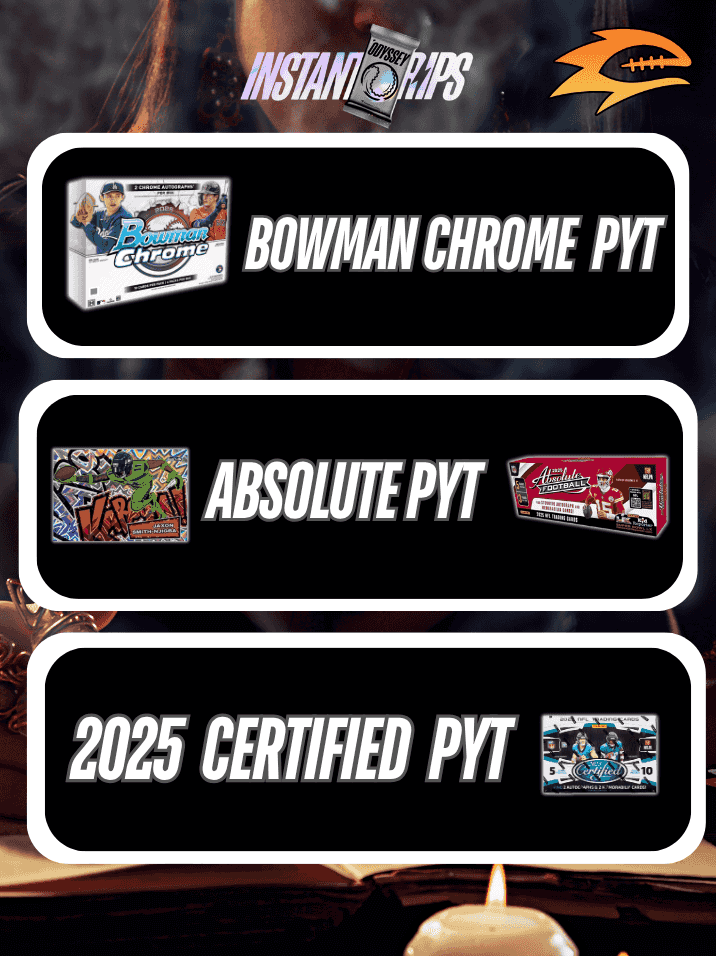 DGN Sports Cards - INSTANT RIPS + ABSOLUTE PYT + CERTIFIED PYT + BOWMAN ...