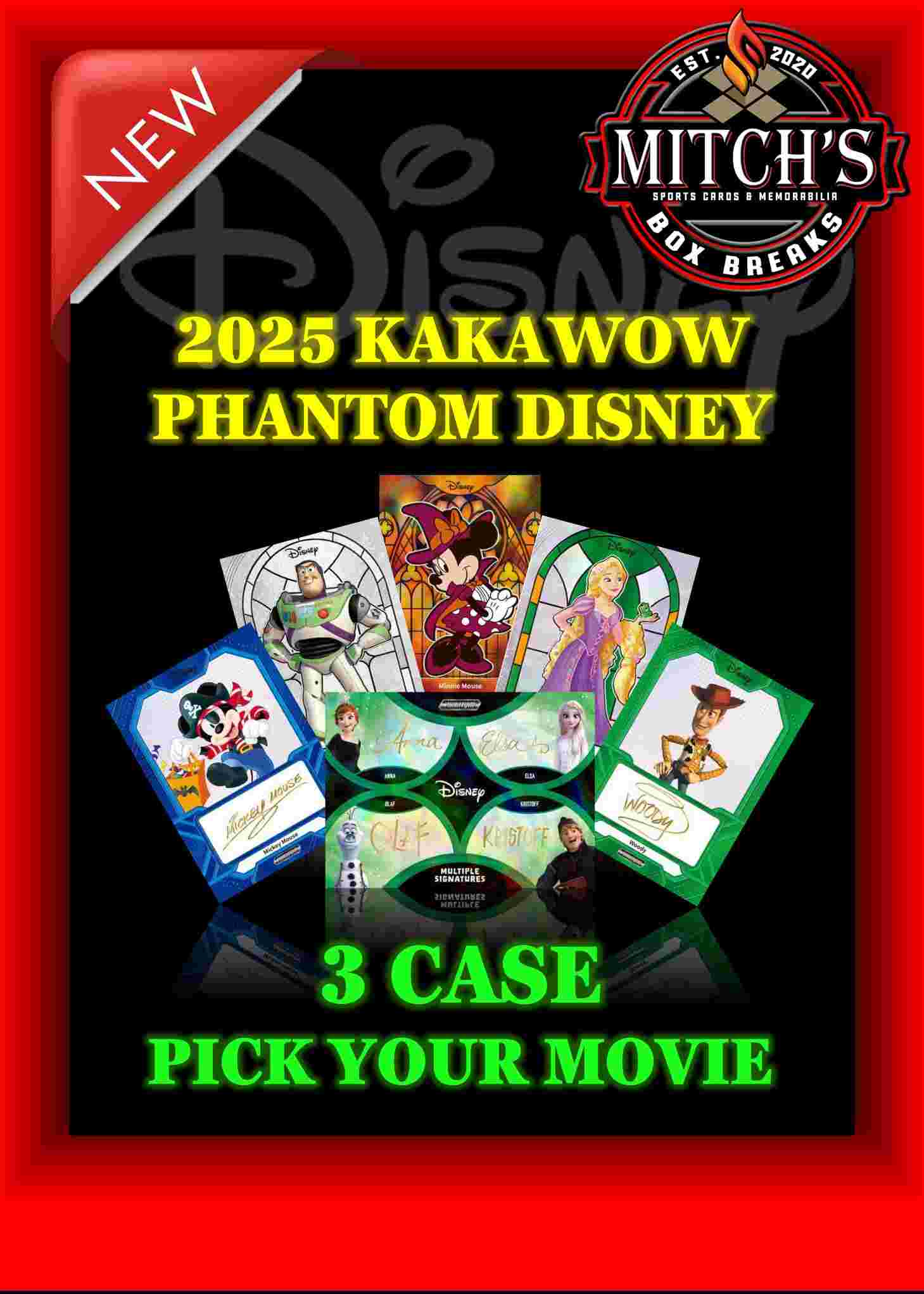 Mitch's Box Breaks - 1 CASE DISNEY KAKAWOW BREAKS w/ Andy! on Fanatics Live