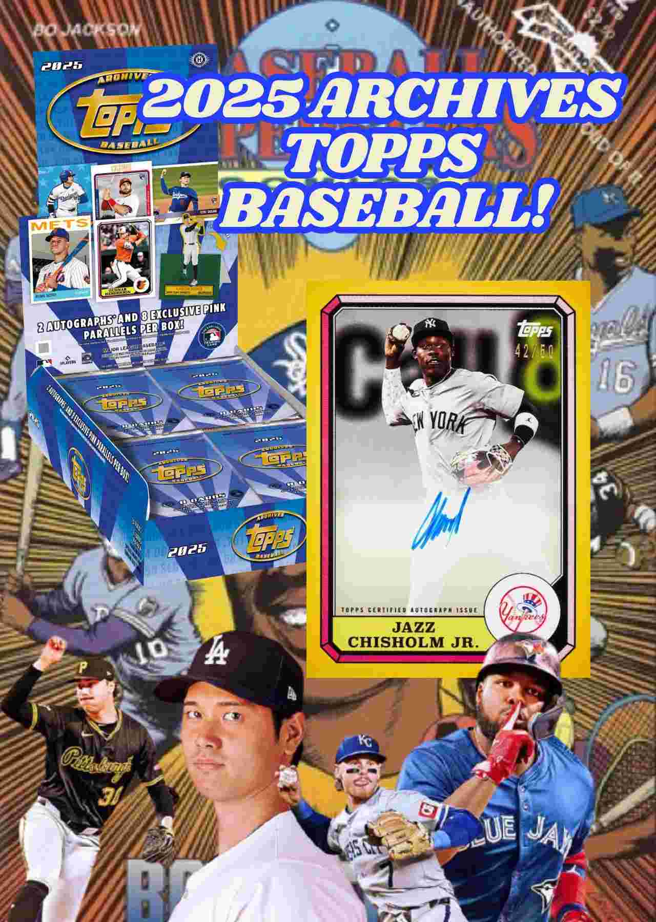Coach Chris Cards - 2025 TOPPS ARCHIVES AUCTION W/ STELLA! on Fanatics Live