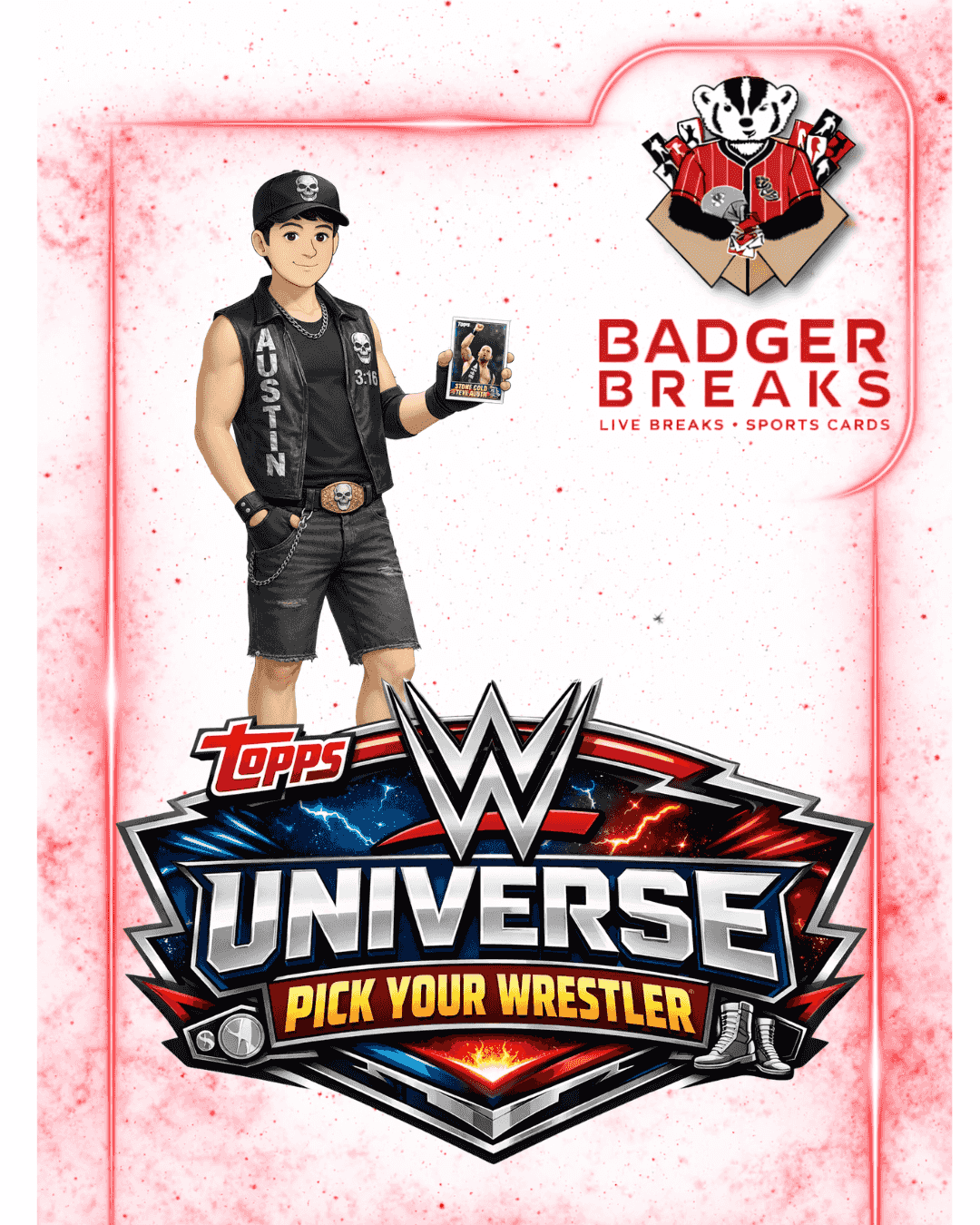 Badger Breaks - WWE UNIVERSE - PICK YOUR WRESTLER! on Fanatics Live