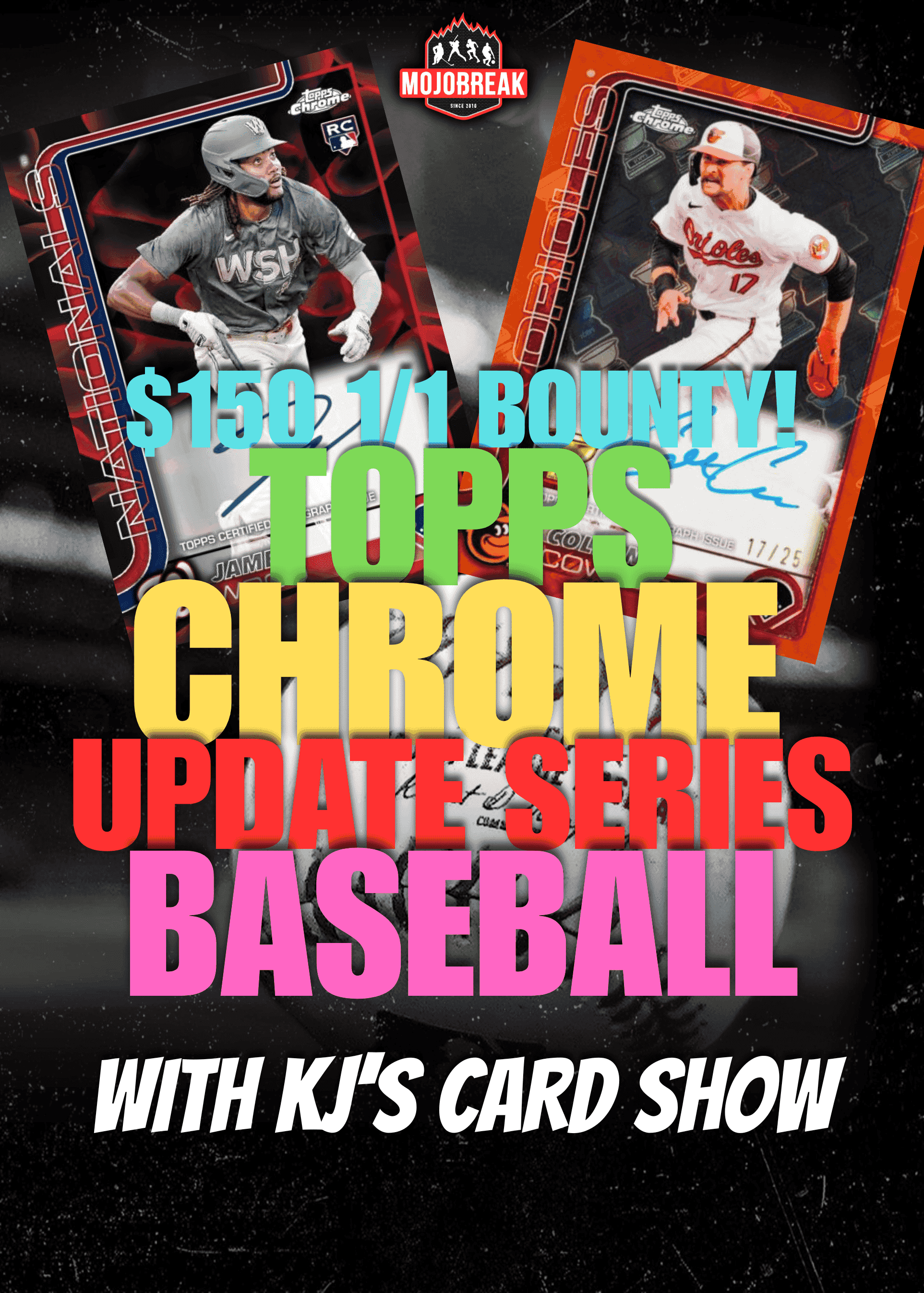 Mojobreak - 2025 Topps Chrome Update Baseball Case Breaks w/ KJS Card ...