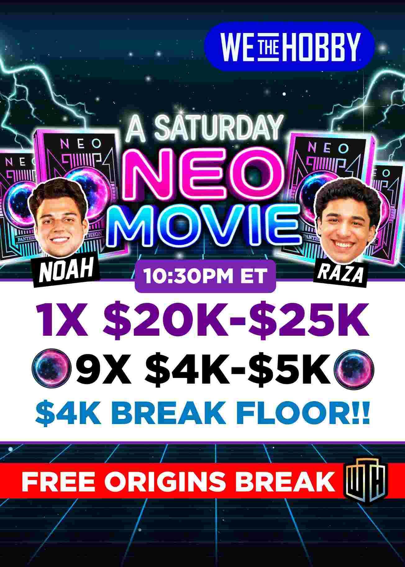 WeTheHobby - A SATURDAY NIGHT NEO MOVIE!!🍿🎬 on Fanatics Live