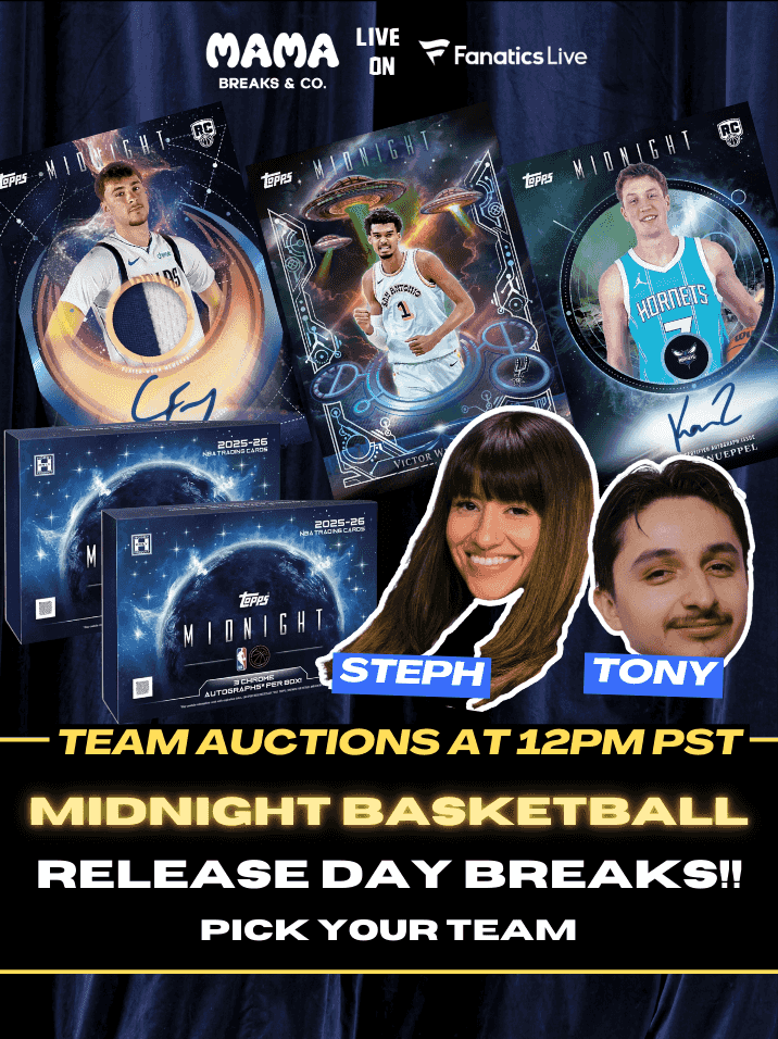 Mama Breaks - 2025/26 Topps Midnight Basketball Release Day Breaks! on ...