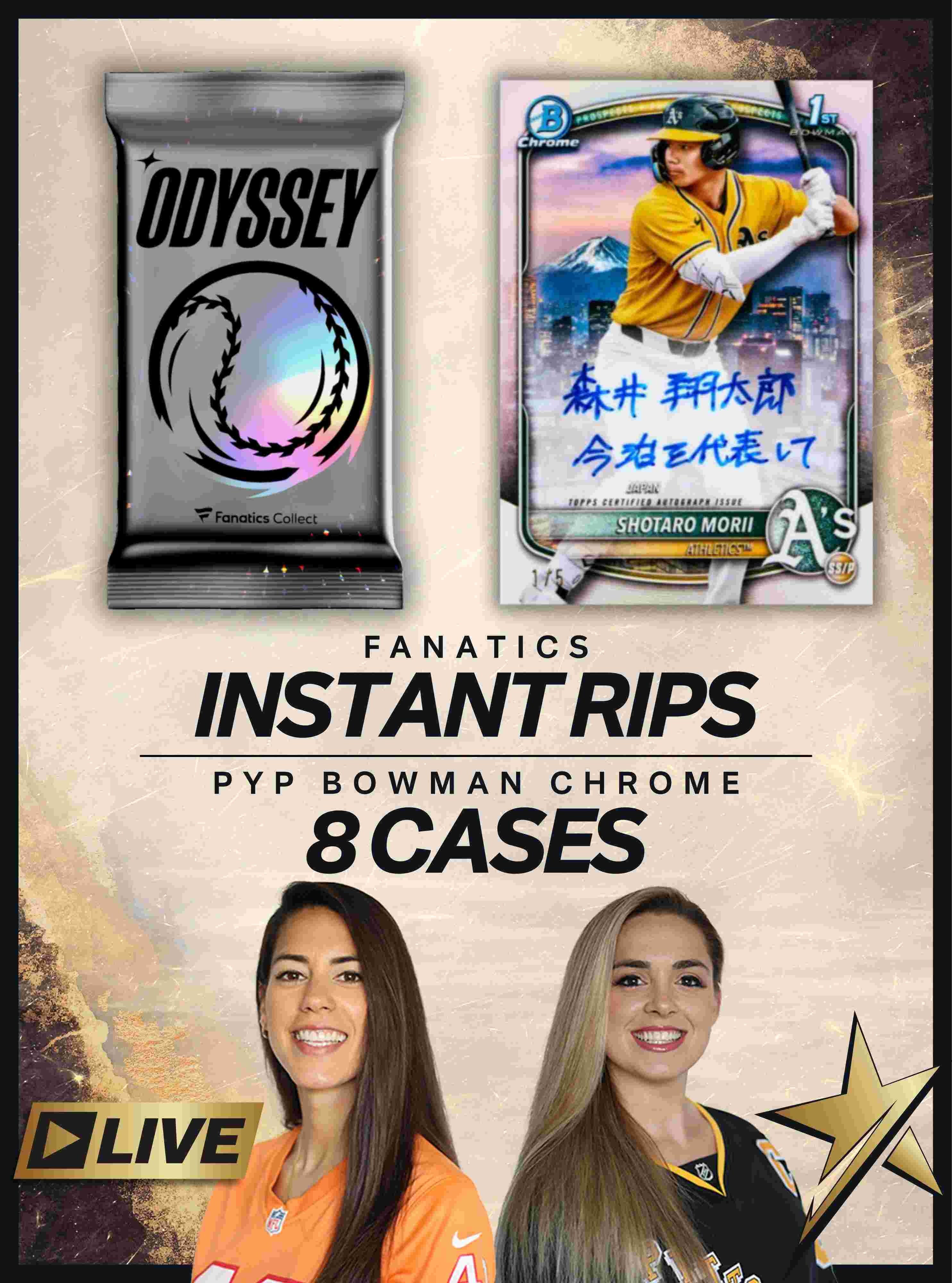 Headline Breaks - ⚾️ 2025 Bowman Chrome 8-Cases PYP 3-Hobby, 5-Delight ...