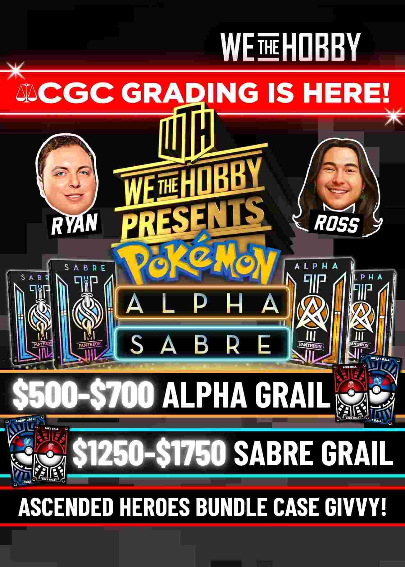 WeTheHobby - POKÉMON ALPHA & SABRE SLABS ARE BACK ON WTH EVOLUTION! on ...