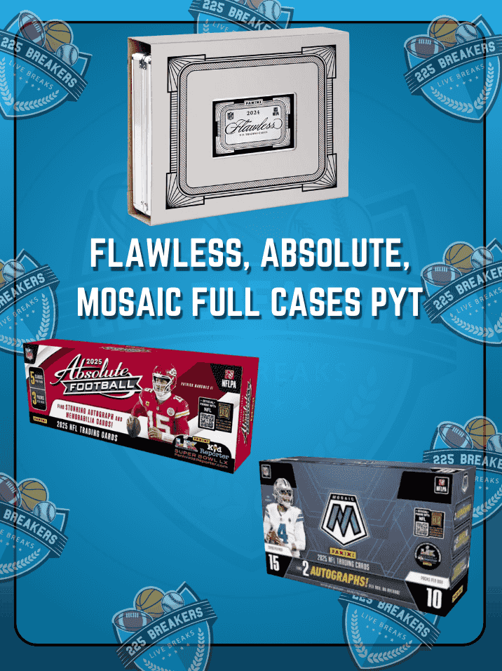 225 Breakers - FLAWLESS / MOSAIC FULL CASE PYTS on Fanatics Live