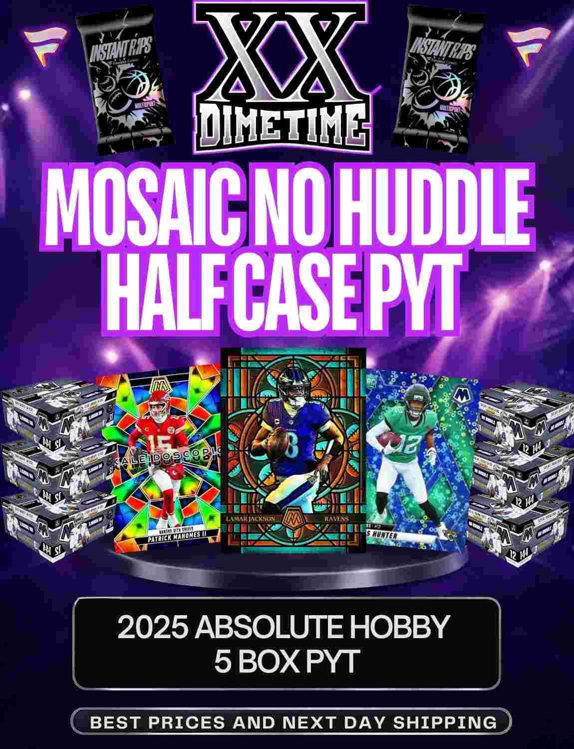 Dimetime Sportscards - BLACK FRIDAY DEALS - 2025 MOSAIC NO HUDDLE HALF ...