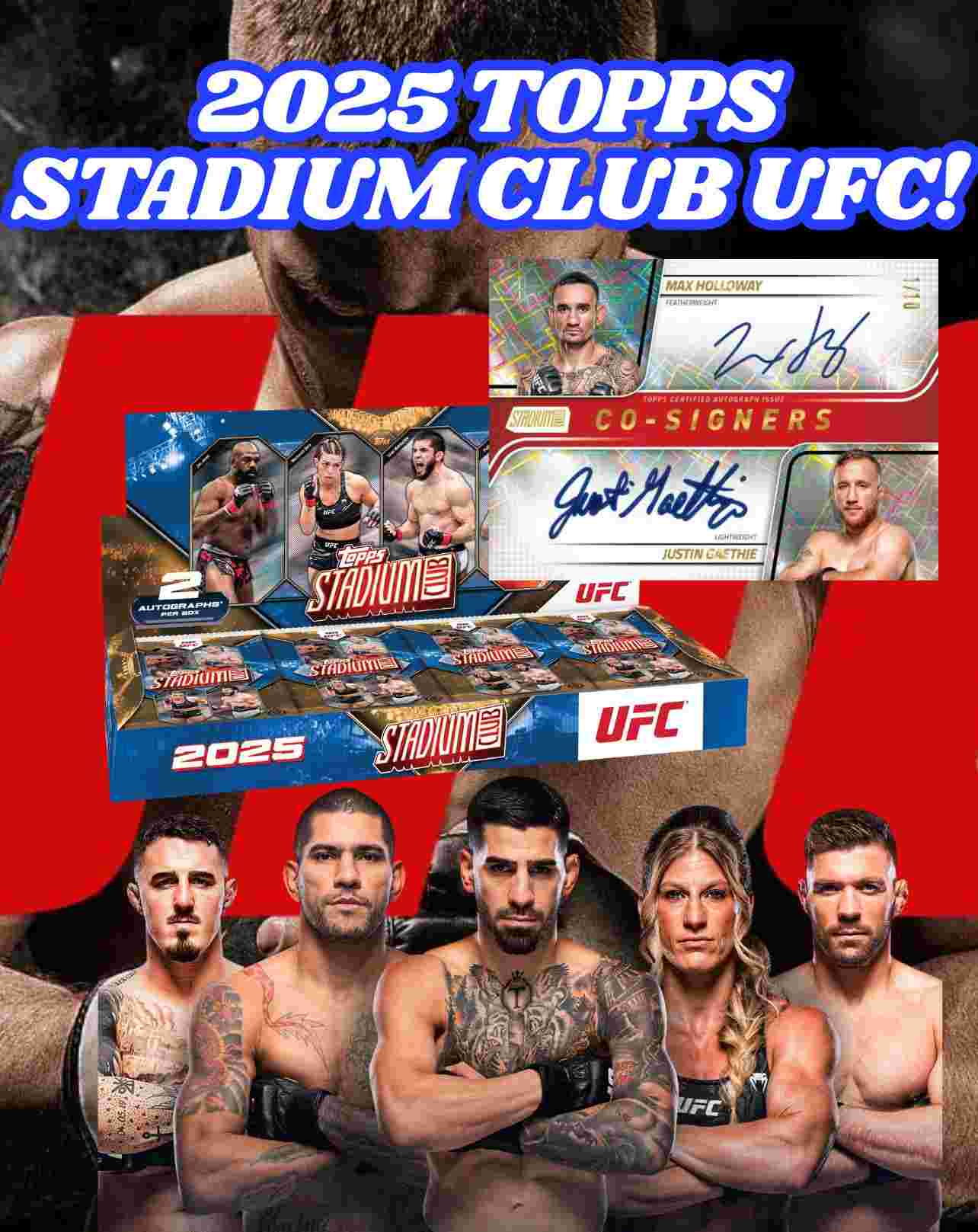 Coach Chris Cards - 2025 TOPPS UFC STADIUM CLUB W/ JONAH! on Fanatics Live