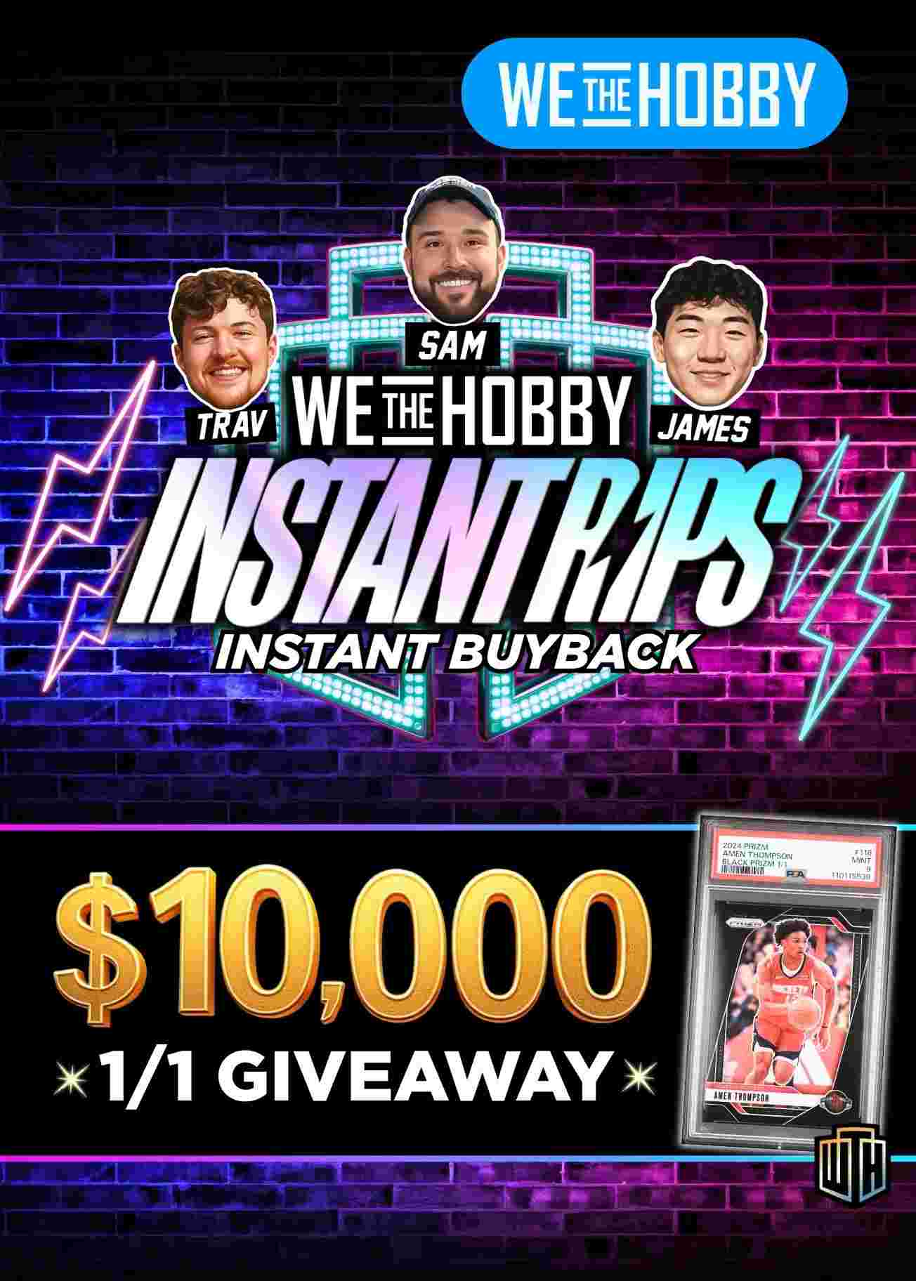 WeTheHobby - GET ENTRIES FOR A 10K GRAIL GIVY!!🥳🚀 on Fanatics Live