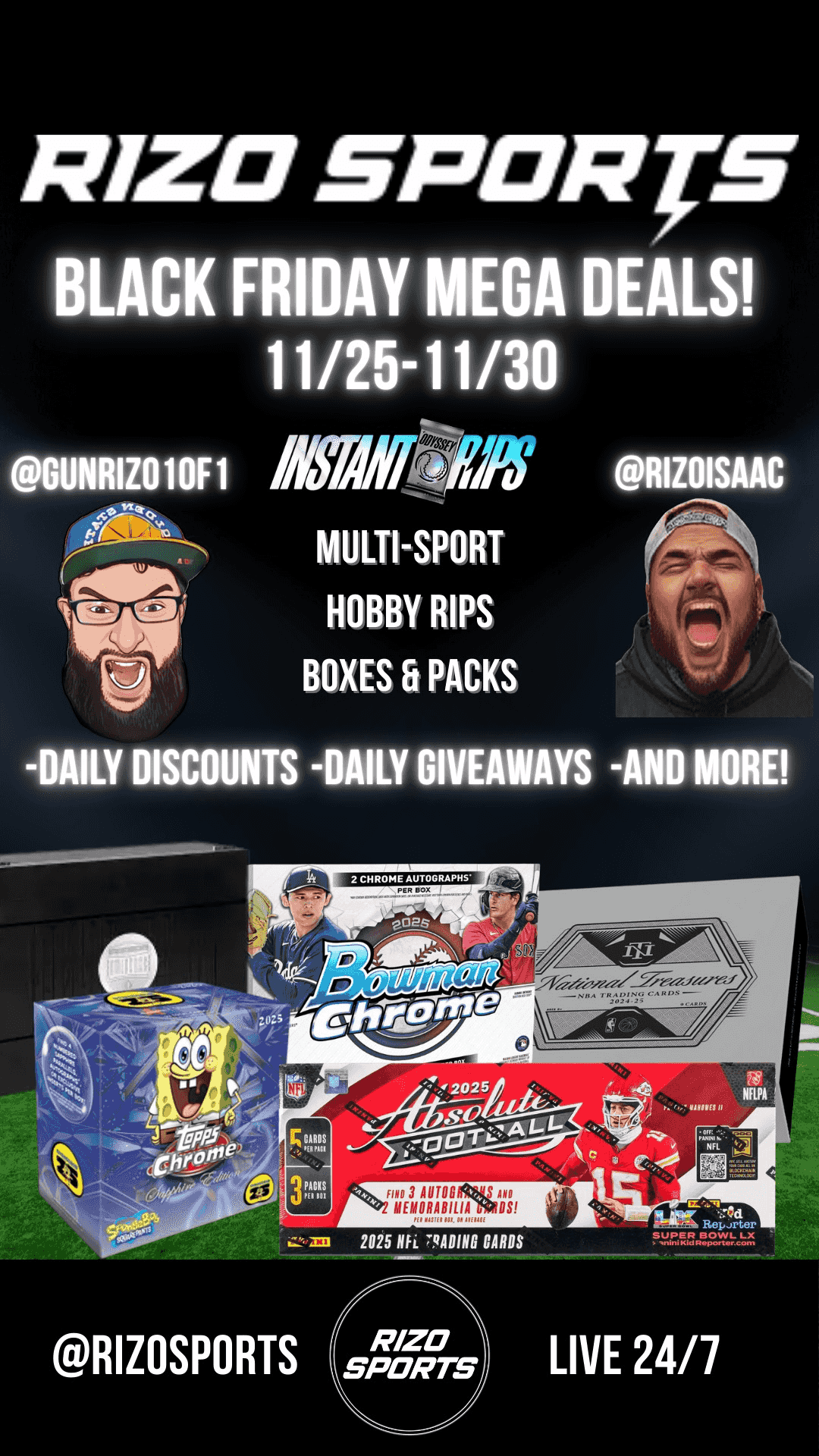 Rizo Sports - 🚨🚨🚨BLACK FRIDAY WEEK WITH THE RIZO BROTHERS THE RIGHT WAY ...