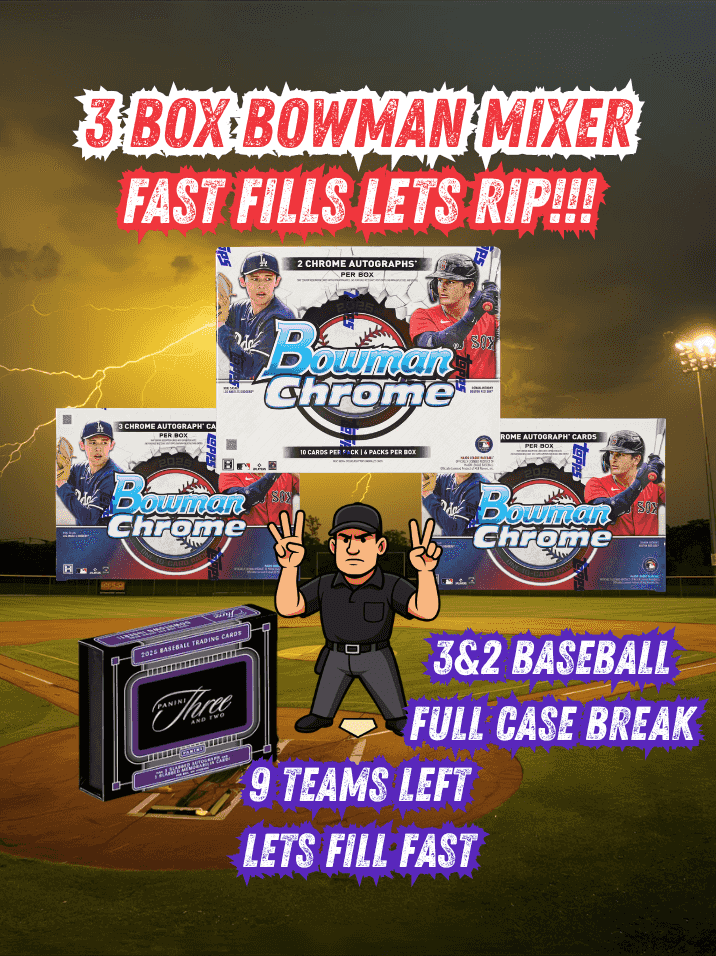 LMS Box Breaks - 21 TEAMS LEFT NEXT (3) BOW BOWMAN CHROME MIXER PYT ...