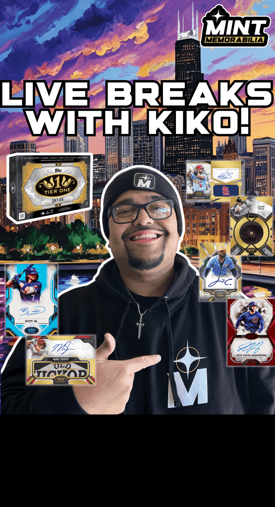 Mint Memorabilia - Tier One Release Day Breaks W/ Kiko! on Fanatics Live