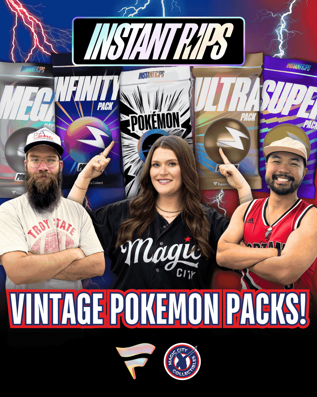 Magic City - VINTAGE POKEMON INSTANT RIPS - FREE Break Credit Givvy! on ...