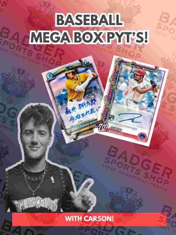 Badger Breaks - BASEBALL MEGA BOX PYT’S on Fanatics Live