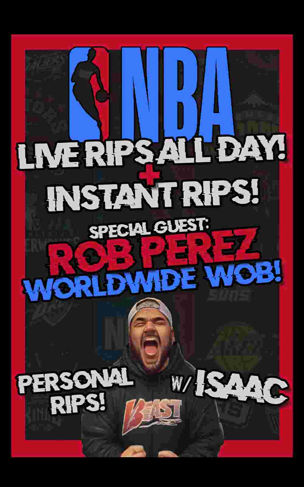 Rizo Sports - NBA Live Rips All Day! Special Guest: ROB PEREZ ...