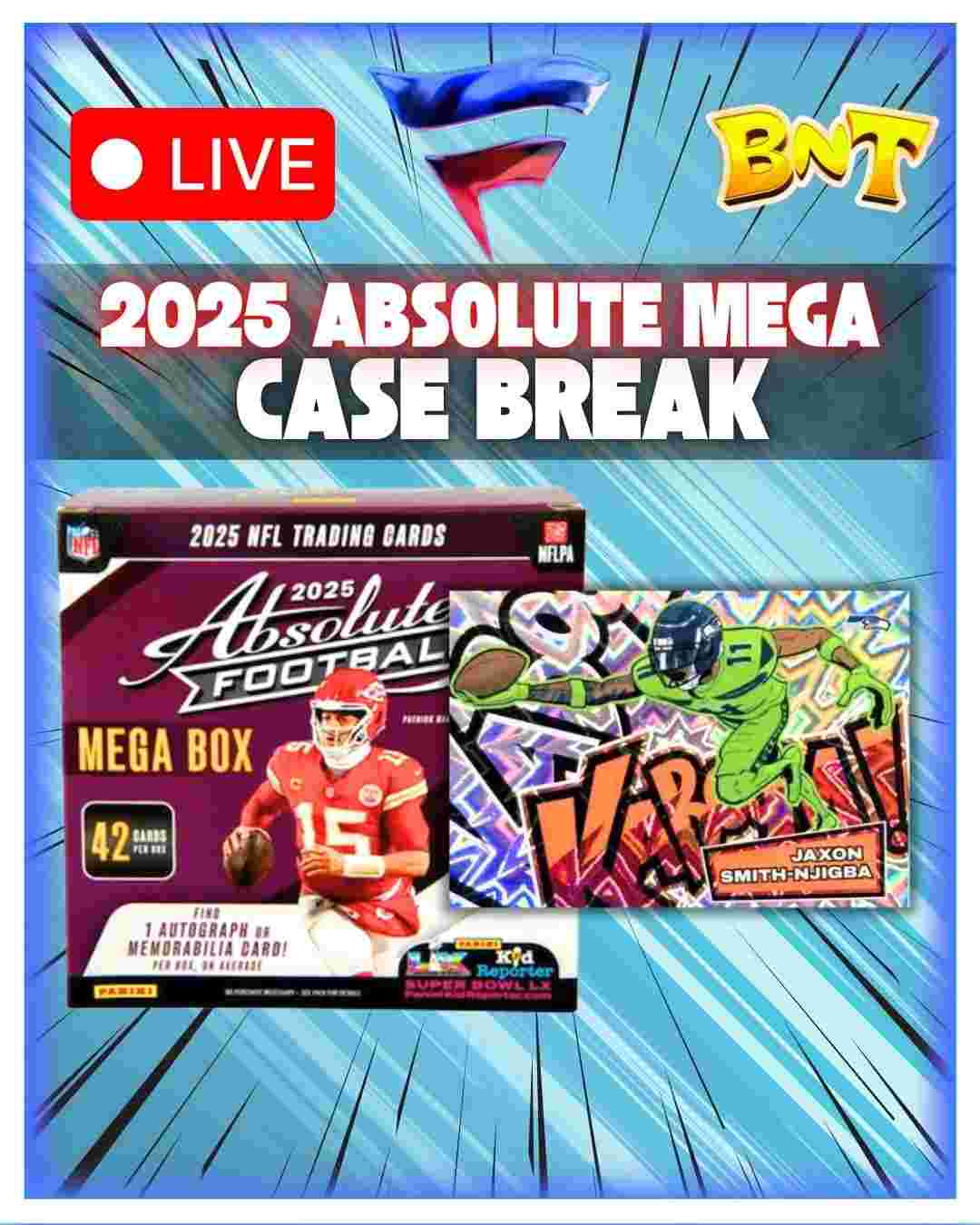 Breaks N Takes - Absolute Mega Case Break PYT on Fanatics Live