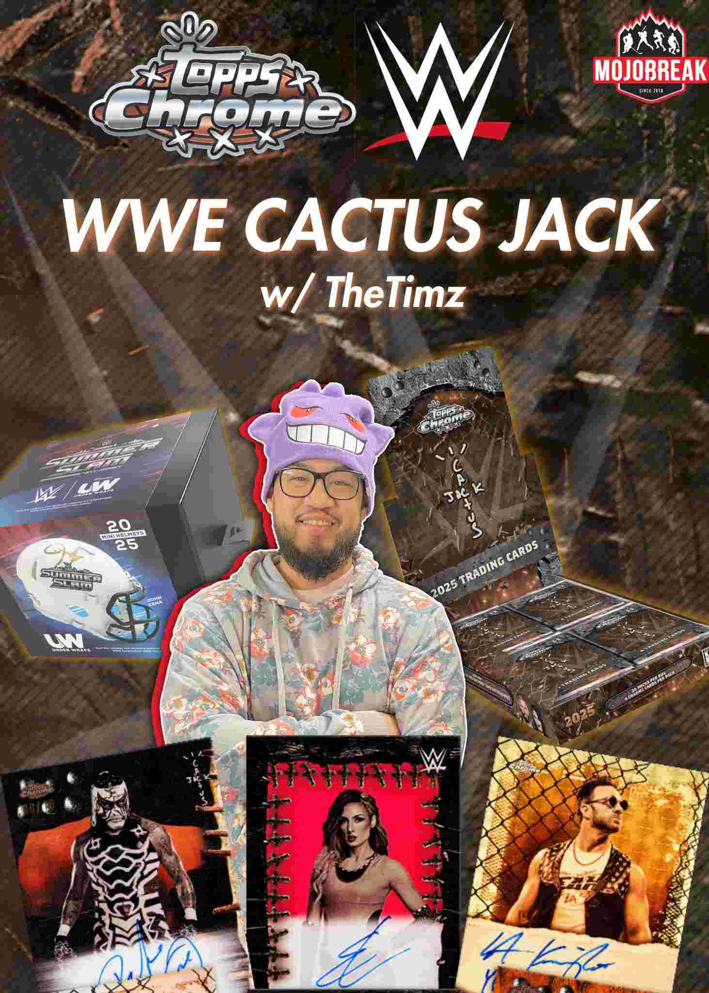 Mojobreak - WWE CACTUS JACK w/ TheTimz on Fanatics Live